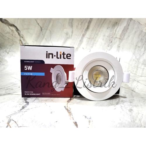 Jual Lampu Spotlight IN-LITE / Downlight LED Inlite 5W INDC236 - Kab. Karawang - Kang_Listrik ...