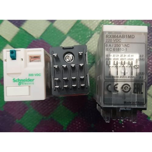 Jual RELAY SCHNEIDER RXM4AB1MD / RELAY 14 KAKI 220VDC - Jakarta Barat ...