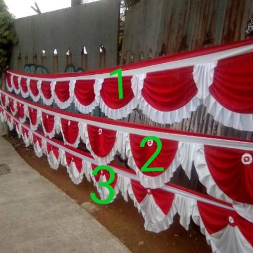Jual Bendera background bendera panjang bendera rempel panggung bendera ...