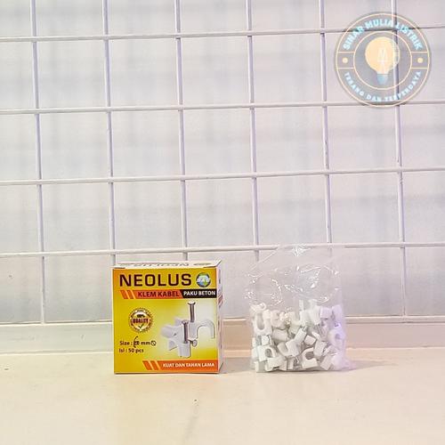 Jual Klem Kabel NEOLUS 10mm Paku Beton Asli ( Isi 50pcs) - 6mm - Kota ...