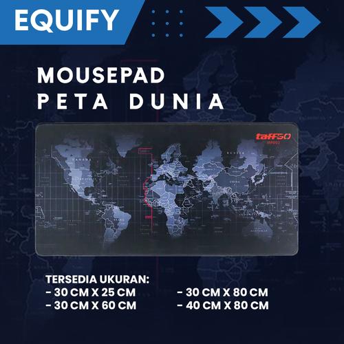 Jual Mousepad Gaming Besar XL Deskmat Motif Peta Dunia Licin Anti Slip ...