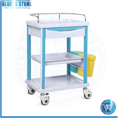 Jual Troli Klinis Rumah Sakit 3 Tingkat Troli Medis 3Susun Clinical ...