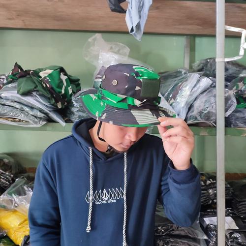 Jual TOPI RIMBA LORENG TNI/YOPI GUNUNG/TOPI PREMIUM - Kab. Bandung ...