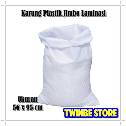 Jual Karung Plastik Laminasi Putih Tebal Jumbo 50kg Jimbo 56 x 95 cm ...