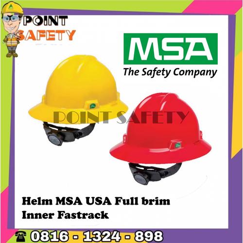 Jual Helm MSA Full Brim Original USA / MSA Full brim Inner Fastrack - Putih - Jakarta Barat ...