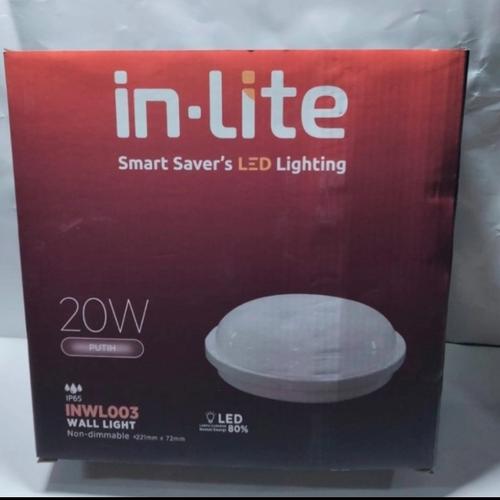 Jual LAMPU TANGGA/DINDING OUTBOW LED BULET 20WATT INLITE TYPE INWL003 ...