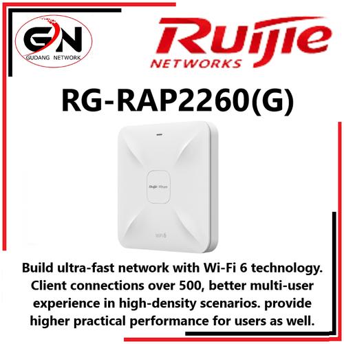 Jual Ruijie RG-RAP2260G Wi-Fi 6 Dual Band Ceiling Mount Access Point ...