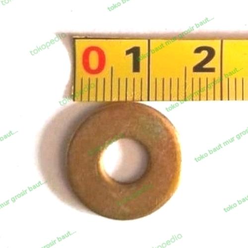 Jual ring plat m6 lebar 6×18×1,5 / washer m6 lebar - Putih - Kab ...