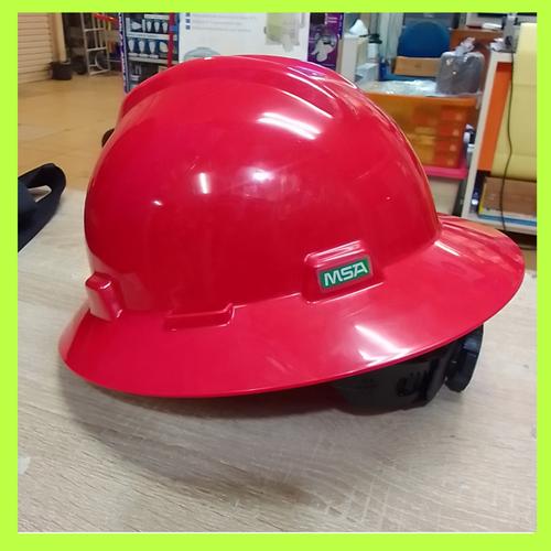 Jual Helm Safety Msa Fullbrim Warna Merah Sarang Fastrack( Putar ...
