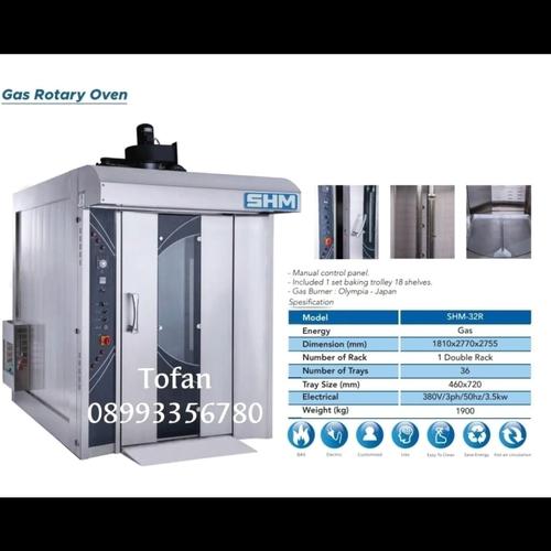 Jual Rotary Oven Kapasitas Besar Untuk Pabrik Industri Roti Trolly 36 ...