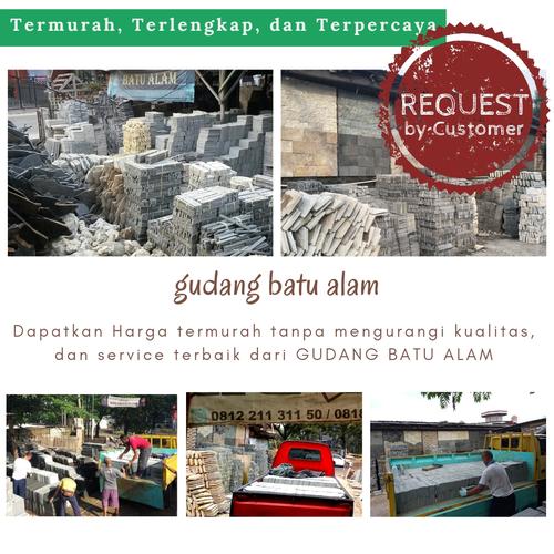 Jual Andesit Bakar | Request - Kota Bekasi - Gudang Batu Alam Fazma ...