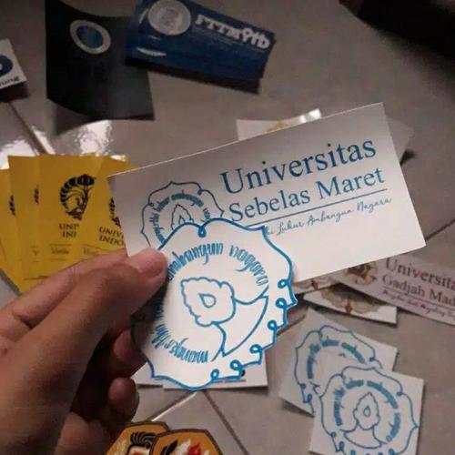 Jual Stiker Kampus set LOGO & TULISAN (ugm, ui, unair, itb, uns, unpad ...