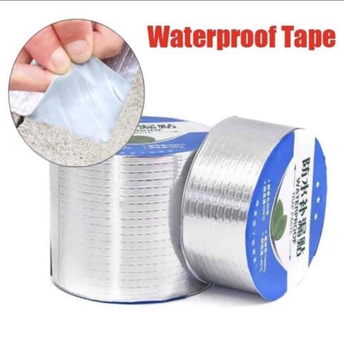 Jual GH LAKBAN PELAPIS ANTI BOCOR ALUMINIUM FOIL WATERPROOF LEM BUTYL DAUN - 5 CM X 5 M - Kota ...