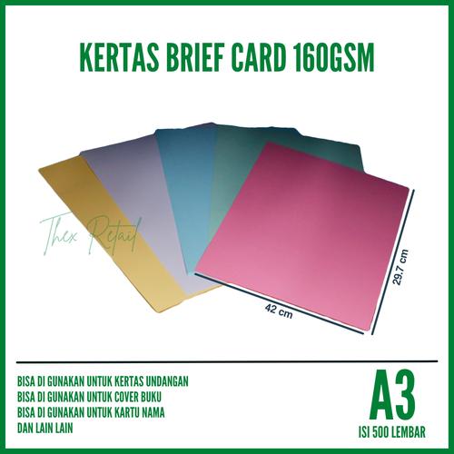 Jual Kertas Bc A3 Isi 500 Lembar Kertas Brief Card A3 Kertas