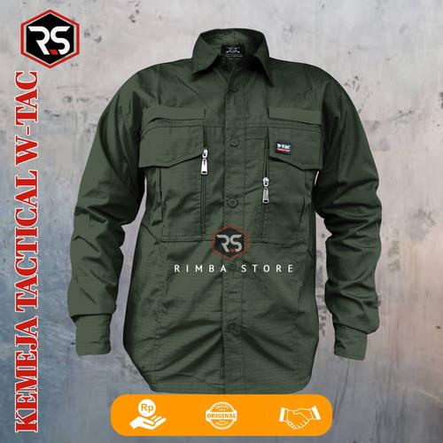 Jual KEMEJA TACTICAL W TAC SERIES LENGAN PANJANG (COD) KEMEJA MILITER ...