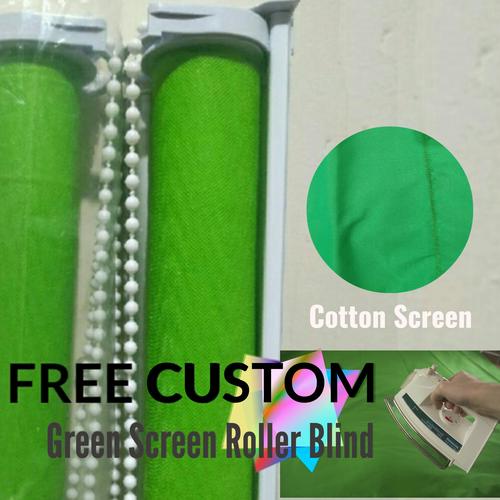 Jual Green Screen Roller Blind kain backdrop studio - Kab. Bekasi ...
