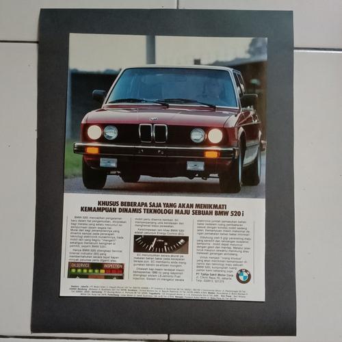 Jual iklan warna mobil BMW potongan majalah jadul kuno lawas - Kota ...