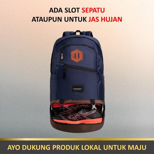 Jual Tas Ransel Backpack Punggung Muat Sepatu Futsal 27 Liter OWEN TERBARU - Navy - Kota ...