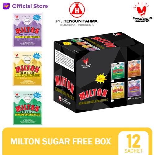 Promo MILTON PASTILLES Box Sugar Free Isi 12 sachet - Lemon - Kota ...