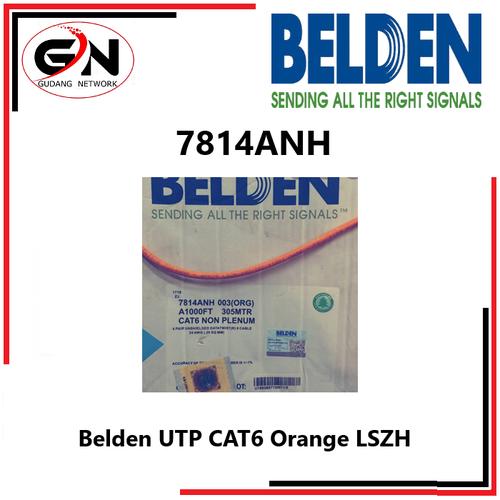 Jual Belden UTP CAT6 7814ANH-003 Orange LSZH Belden 7814ANH - Jakarta Pusat - Gudang Network ...