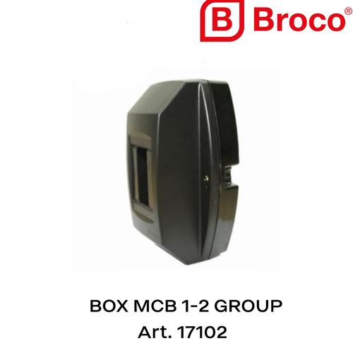 Jual BOX MCB BROCO OUTBOW TEMPEL HITAM OUTDOOR 1 - 2 GROUP GRUP MODUL ...