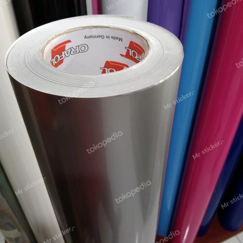 Jual [ ORACAL GLOSSY ] SKOTLET WARPING MOBIL STICKER ORACAL SILVER ...