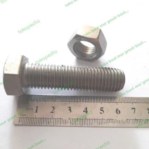 Jual Baut mur Stainless m16×60 + ring - Kab. Tangerang - toko baut mur ...