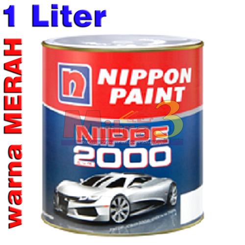 Jual Cat Duco NIPPE 2000 Warna MERAH 1 KG Nippon Paint / Cat Dico Mobil Motor 1KG Warna KHUSUS 1 ...