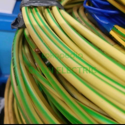 Jual Kabel Tunggal / NYA 6mm kuning hijau Meteran - Jakarta Pusat ...
