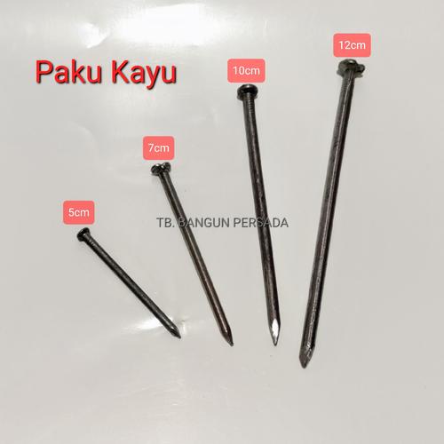 Jual Paku Kayu 5cm, 7cm 10cm, 12cm / Paku 5 / Paku 7 / Paku 10 / Paku ...