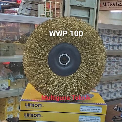 Jual sikat piring kawat kuning/ Wheel brushes WWP 100/ 250mm 10" Union ...