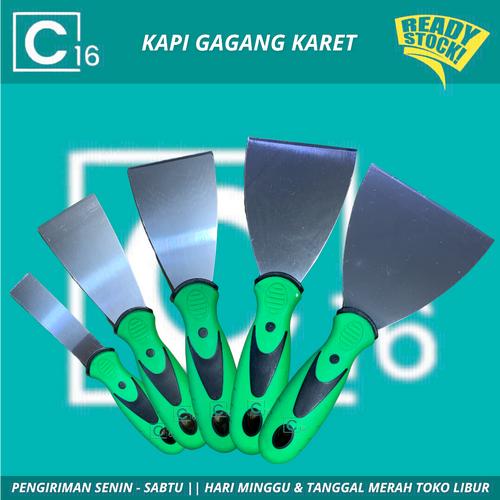 Jual Kapi Cat Gagang Karet Pisau Dempul Skraper Skrap Pengerok Dinding ...