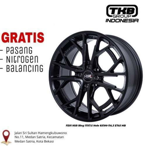 Jual VELG RACING TERBARU ORIGINAL HSR RING 17 HSR FE01 PELEK AVANZA ...
