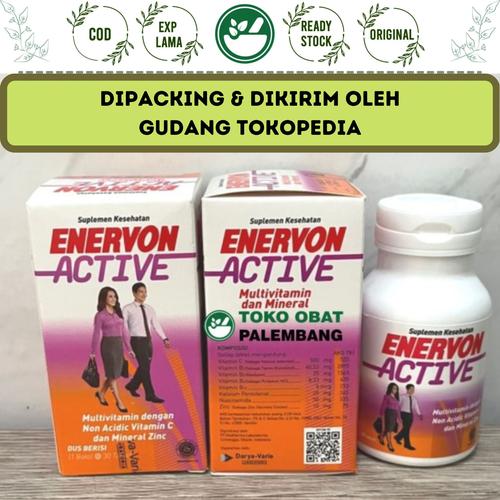 Jual ENERVON ACTIVE BOTOL 30TABLET MULTIVITAMIN DAN MINERAL ENERVON C ...