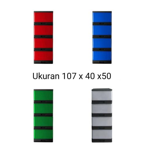 Jual Rak kontainer plastik 4 tingkat baju buku - Kota Denpasar - Sk ...