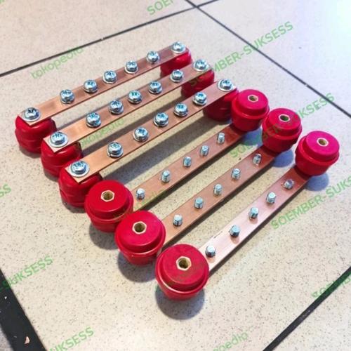 Jual busbar tembaga nol arde grounding 2cm x 15cm tebal 3 mm - Jakarta ...