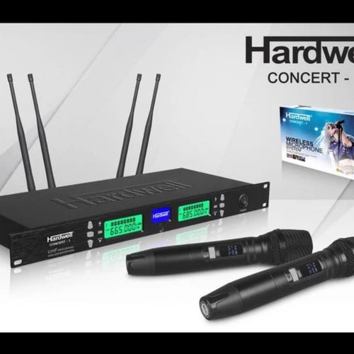 Jual Microphone Wireless Hadwell concert 1 handle max 80 meter jarak ...