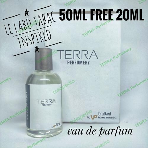 Jual Perfume Terra Inspired by Le Labo T*b*c 50ML ( GRATIS TESTER 20ML ...