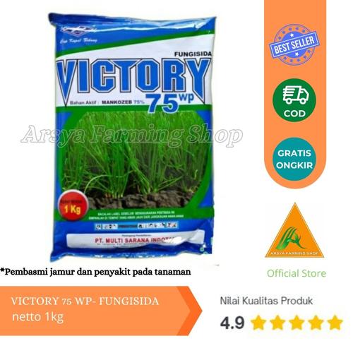 Jual Fungisida Victory 75WP Biru 1KG Pengendali Jamur & Penyakit ...