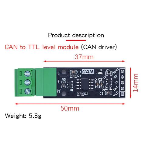 Jual CAN Bus To TTL Serial Port Converter Adapter Communication Module ...
