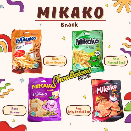 Jual MIKAKO Snack Aneka Rasa / All Variant @18gram - Rumput Laut - Kota ...