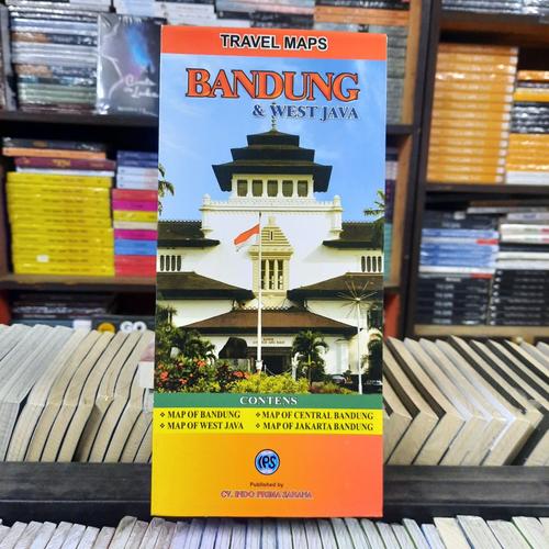 Jual Peta Bandung Travel Map dan jawa barat - Kota Bandung - Menara ...