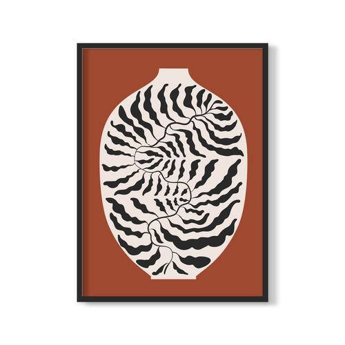 Jual Poster "Ceramique" + Premium Frame Kayu - Hitam, Frame 60x90cm ...