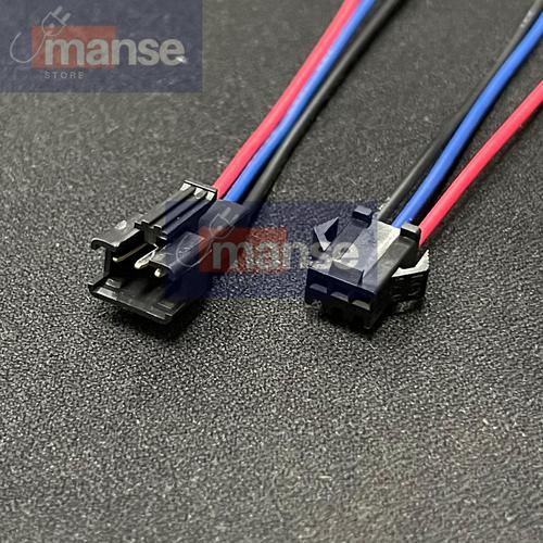 Jual Kabel Socket DC Connector SM 3 Pin / Konektor SM 3p sambungan JST ...