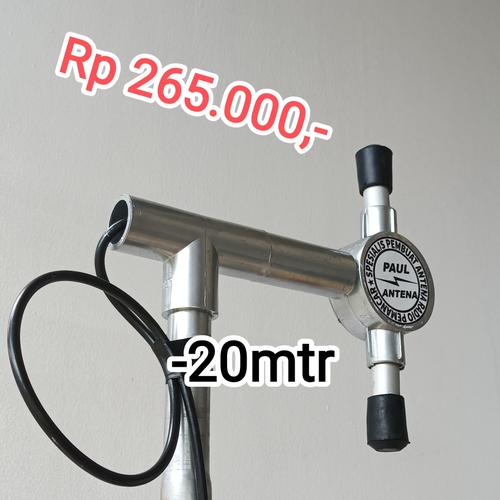Jual ANTENA OPEN DIPOLE F/SCANNER RECEIVER MONITOR RADIO TRUNKING -20mtr - Kab. Bogor - Embul ...