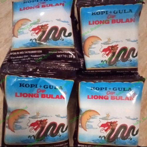 Jual kopi liong bulan plus gula Kopi Legenda Bogor isi 20 Sachet - Kota ...