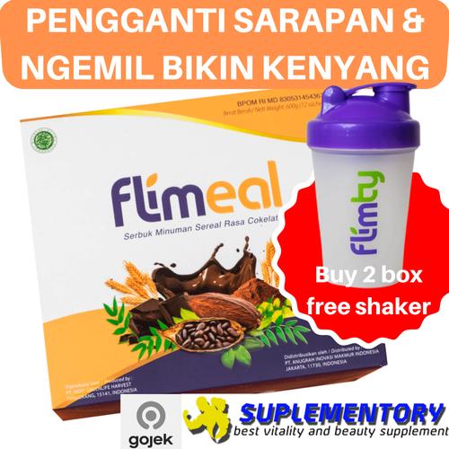 Promo Flimeal Coklat Susu Flimty Makanan Rendah Gula Tinggi Protein ...