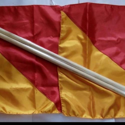 Jual Tongkat pramuka, tongkat semapur tongkat semaphore plus bendera 1 ...