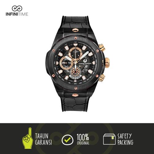 Jual Charles Jourdan CJ 1109-1742C FULL BLACK PRIA ORIGINAL GARANSI ...