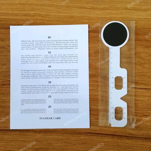 Jual READING CHART / ALAT TES BACA OPTIK - Kab. Tangerang - online ...